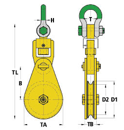 HL Series Snatch Blocks | Snatch Blocks | Lift-It® Manufacturing