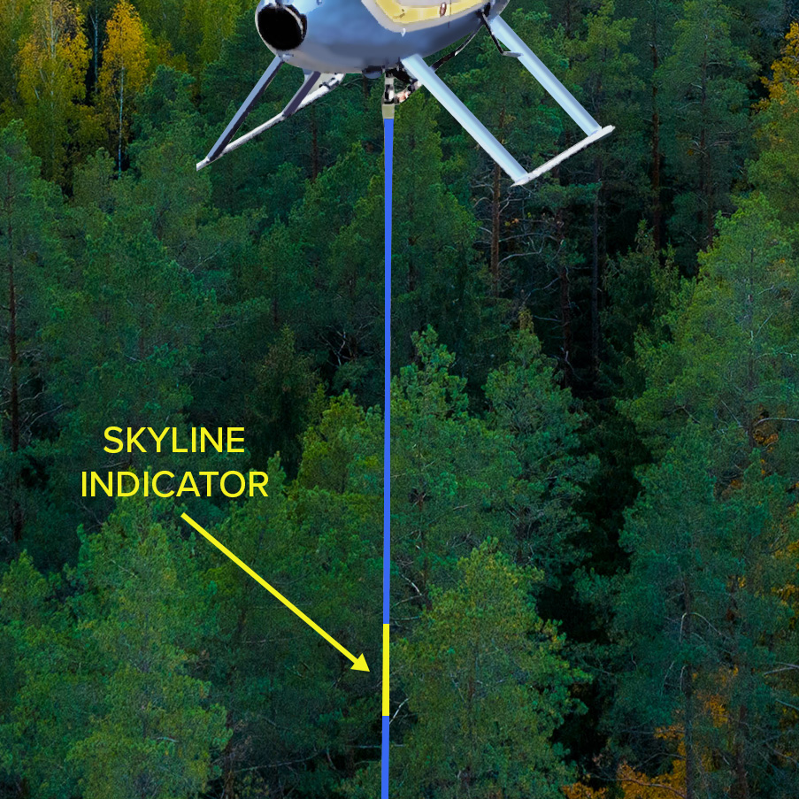 1 1/4" Helicopter Long Line with Primary Cover | Lift-It® Manufacturing